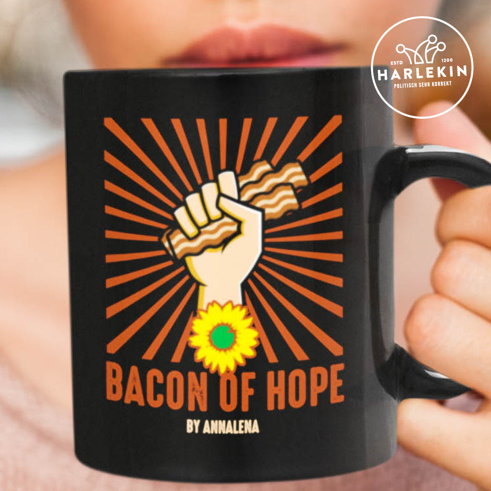 TASSE • GRÜNE NEUE WELT: BACON OF HOPE | Tasse Farbig - harlekinshop ...