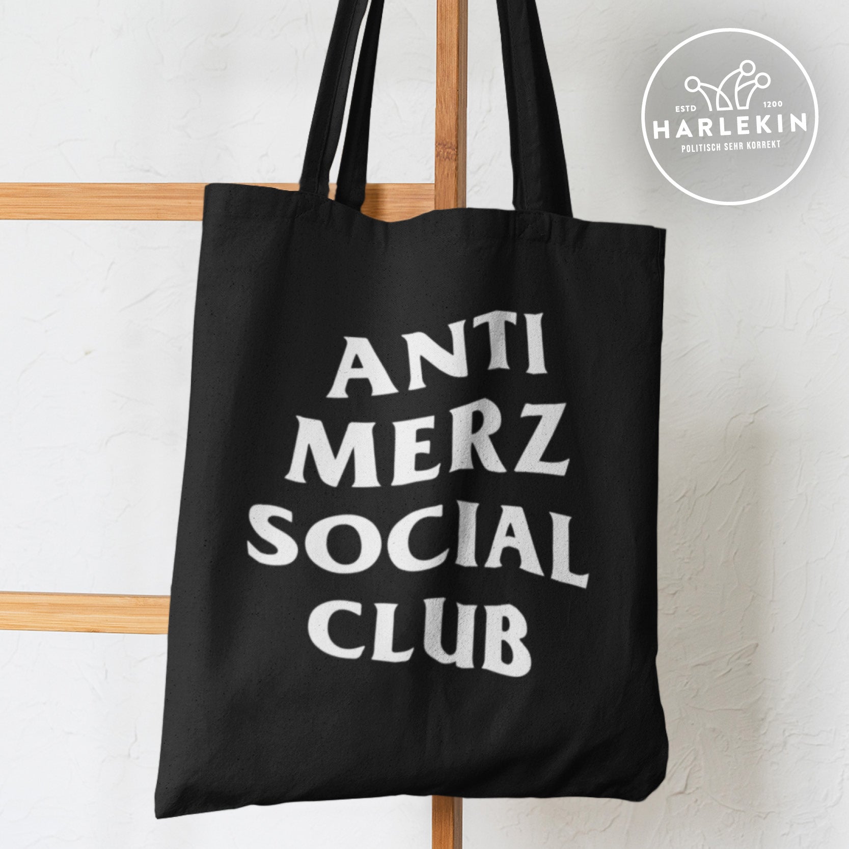STOFFTASCHE • ANTI MERZ SOCIAL CLUB | Jutebeutel lange Henkel ...