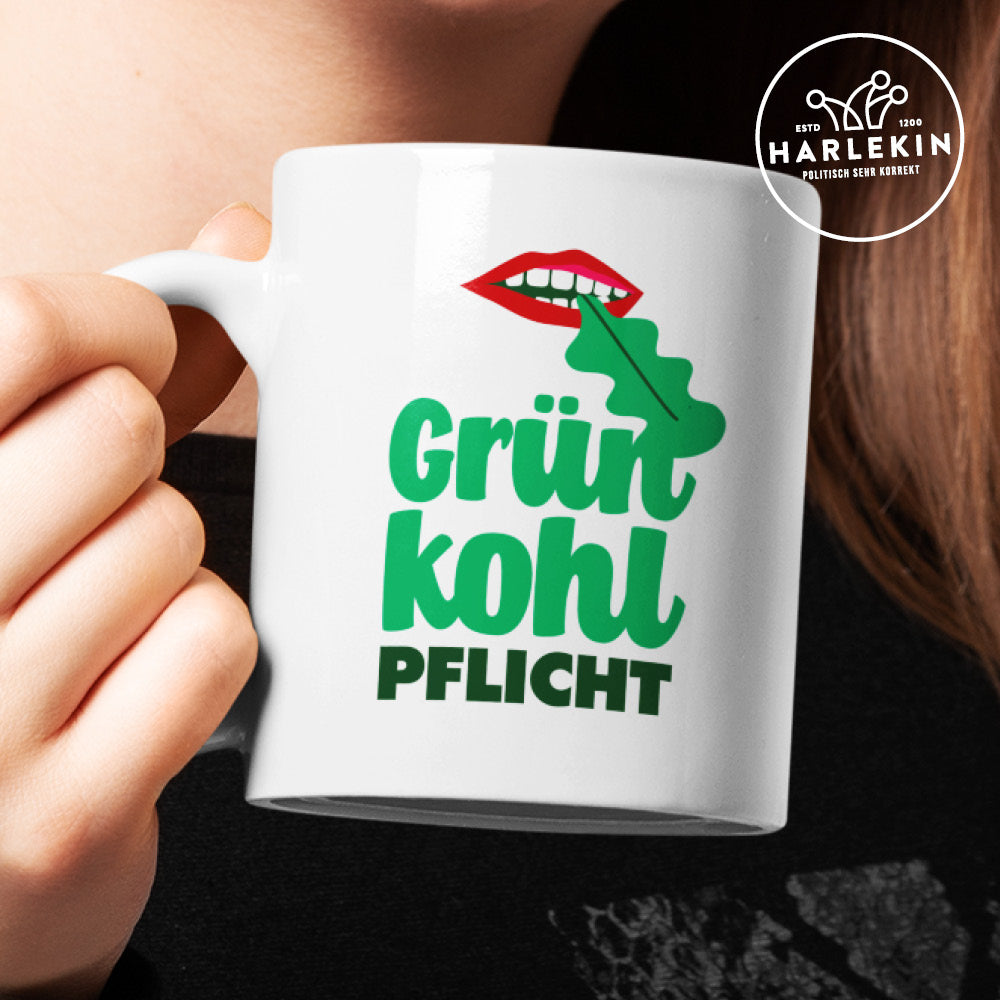 DIE MÖHRE: GRÜNZEUG TASSE • GRÜNKOHL-PF | Tasse Farbig - harlekinshop ...